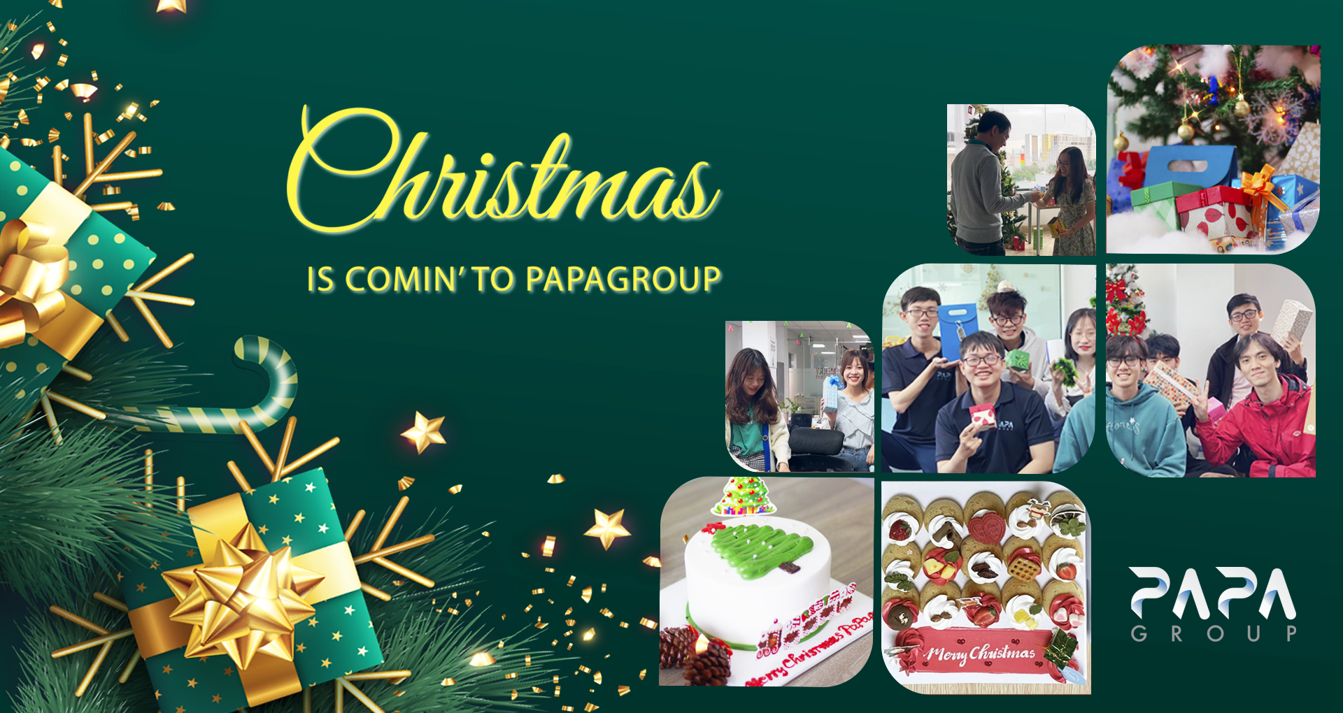 Christmas is comin' to Papagroup